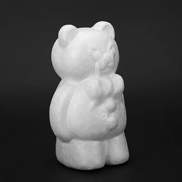 DIY Animal Shape Styrofoam Bear Model for Kids Playing