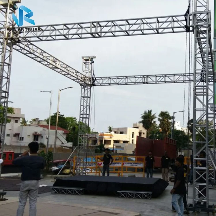 Aluminum Lighting Ladder Spigot Stage Decoration Truss