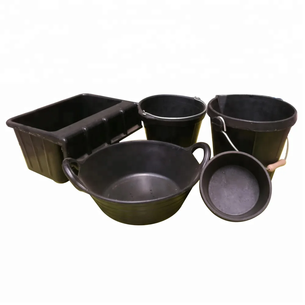 Small Recycled Rubber Bucket With Galvanized Handle,Hot Products - Buy ...