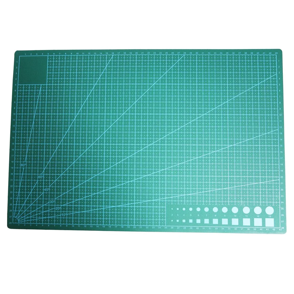 A3 PVC Cutting Mat Double Side Non Slip Cutting Pad DIY Self-healing ...