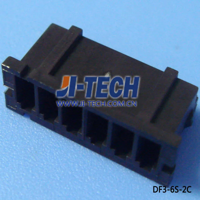 Hirose 2.0mm Pitch 6pin Pcb Board To Wire Connector Df3-6s-2c Housing ...