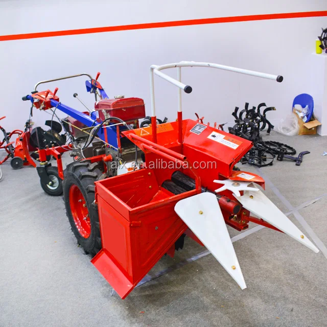 High Efficiency Walk Behind Harvesters Corn Mini Corn Harvester Combine ...