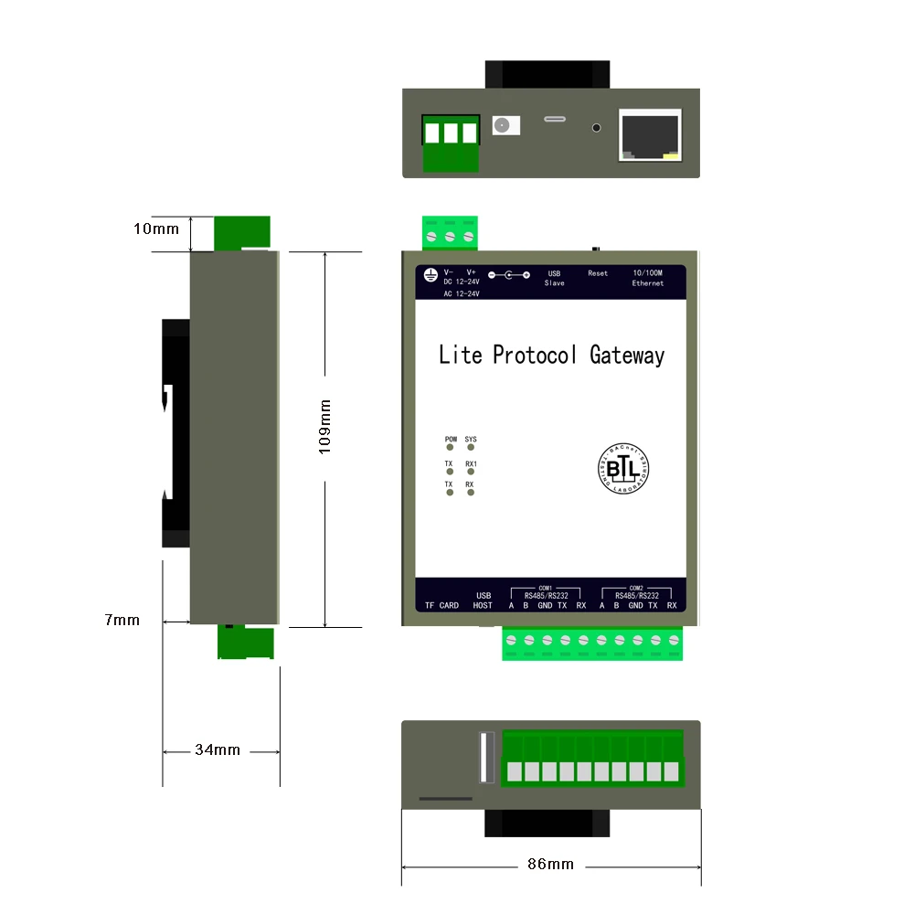 Btl Certification-plc To Bacnet Gateway - Buy Bacnet Gateway,Plc,Btl Product on Alibaba.com