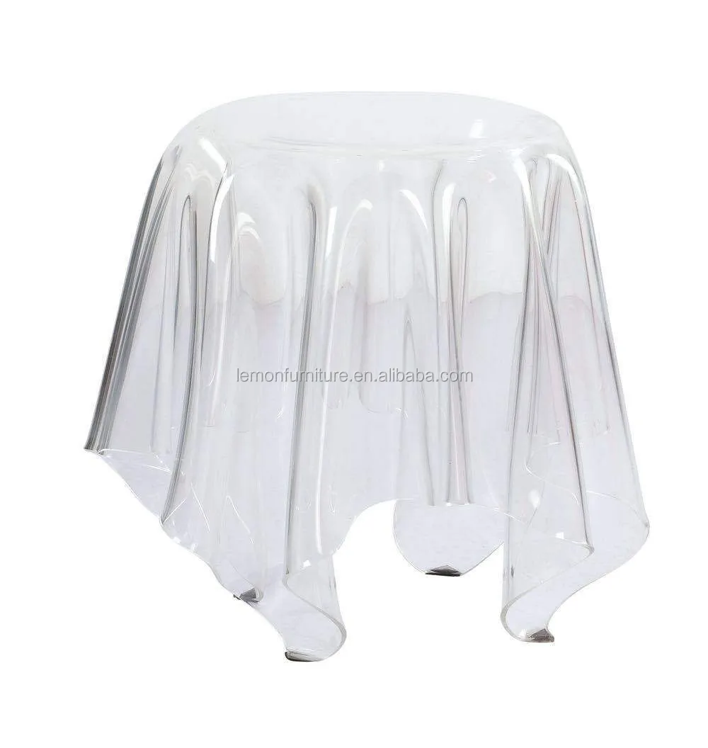 Transparent Acrylic Floating Magic Outdoor Table for Living Room