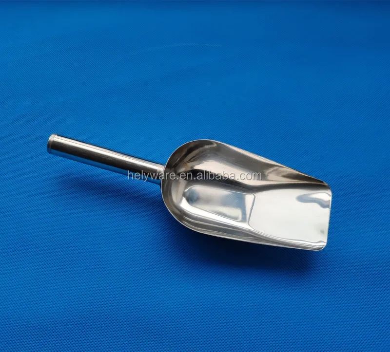 Lab use Stainless Steel Sample Scoop sampling scoop with flat base_Lab ...
