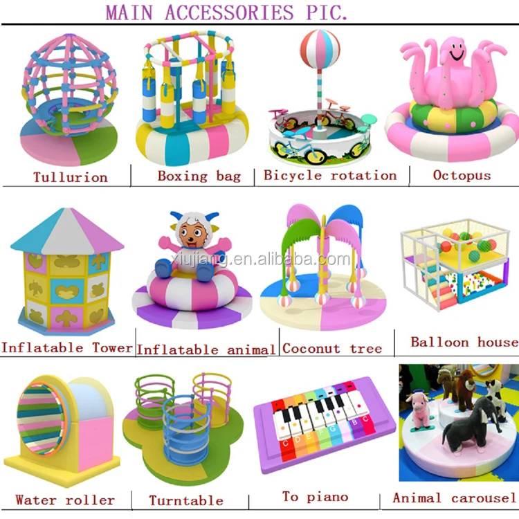 Mobile Kids Playground Children Slide And Swing Set For Indoor Birthday ...