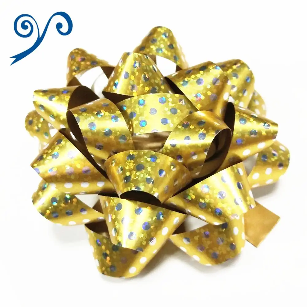 Custom Printed Star Ribbon Bow For Gift Wrapping Accessories Or Big ...