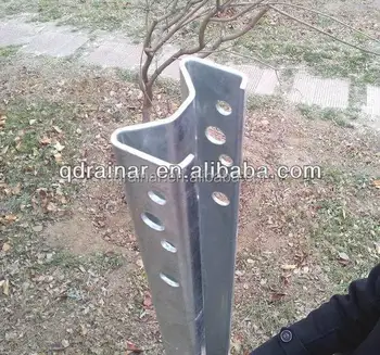55*100*1700mm Galvanized Guardrail Sigma Post - Buy Galvanized ...