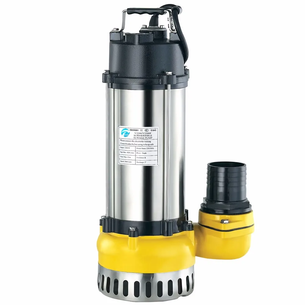 V2200 Dewatering 2.2 Kw Submersible Pump - Buy Submersible Pump,2.2 Kw ...