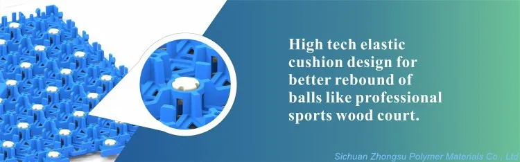 Outdoor/indoor Rubber Plastic Flooring for Futsal & Basketball