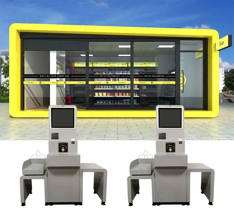 Hot Sell Self Service Cash Register Kiosk Zk-at300 - Buy Self Service ...