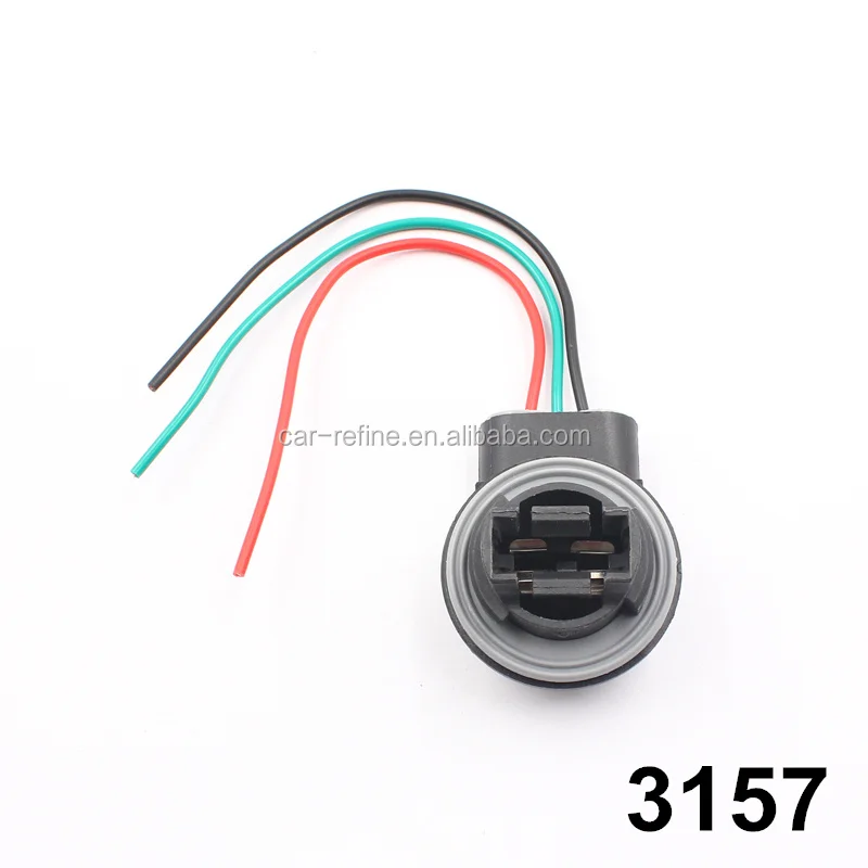 Car Bulb Connector T25 3156 3157 P27W for LED Signal Lights