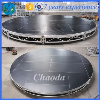 Used Portable Wooden Platform Round Stage For Sale - Buy Used Portable ...
