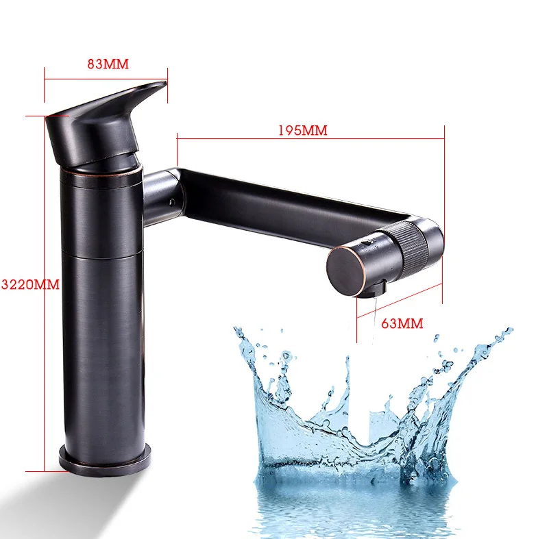 New Style 360 Degree Rotating Water Tap Basin Bathroom Kitchen Sink ...