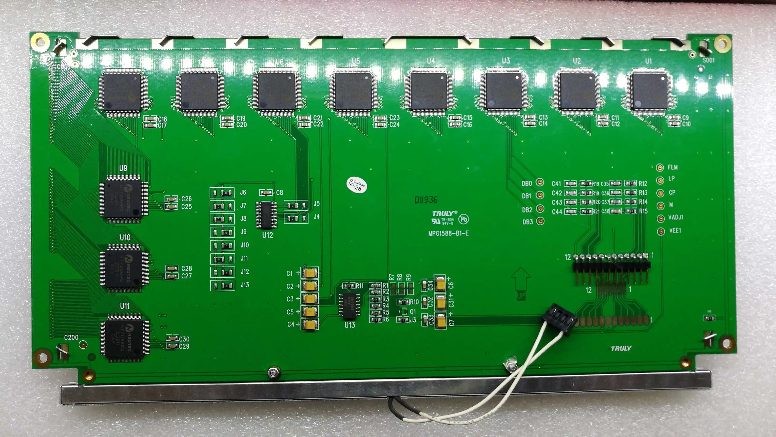 640x200 Optrex 9.6 Inch Lcd Display Module Dmf50036znfu-fw - Buy Lcd ...