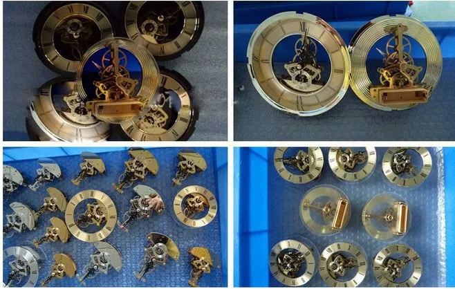 Golden /brass/skeleton Clock Motor/mechanism/works/movement Wholesale ...
