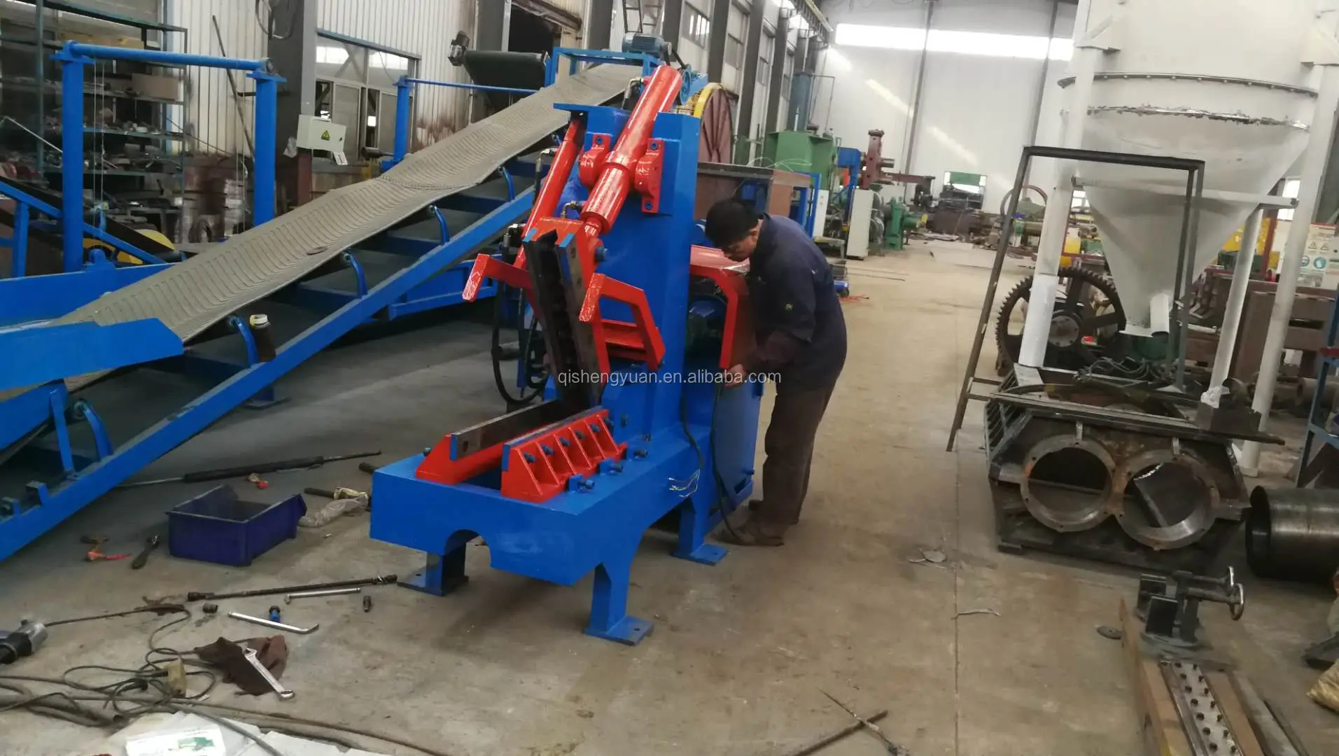 Cj-1200 Hot Sale Tire Cutter Machine To Cutting Waste Tires To Tires ...