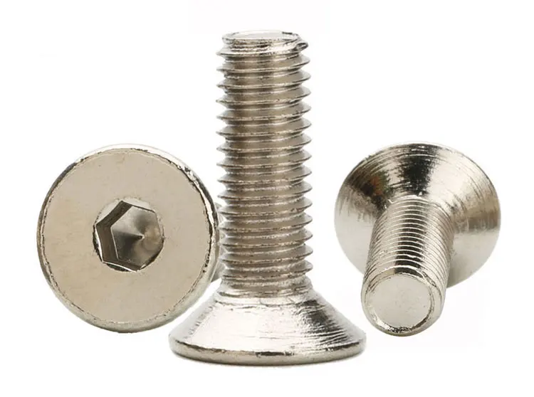 Din 7991 Acero Inoxidable 304316 M2 M2.5 M3 M4 M5 M6 M8 Hexagon Socket Allen Tornillos ...