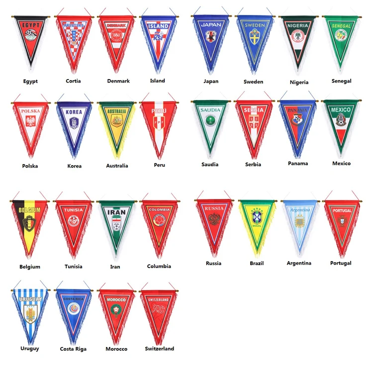 Impresión De Transferencia De Calor Del Equipo Personalizado Banderín ...