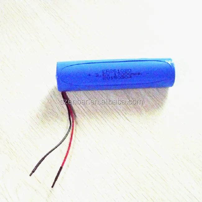 Enbar Cylindrical 3.6v 15000mAh Size CC ER261020 High Energy Type ...