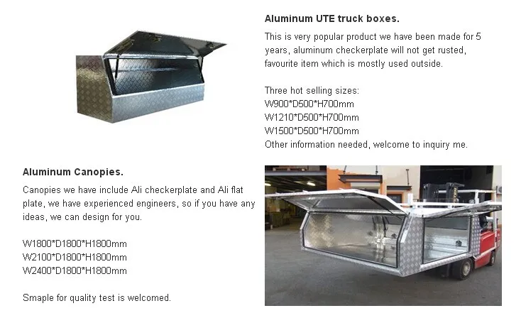 Customized Steel Job Site Tool Box Van Forklift Garage Storage Vault ...