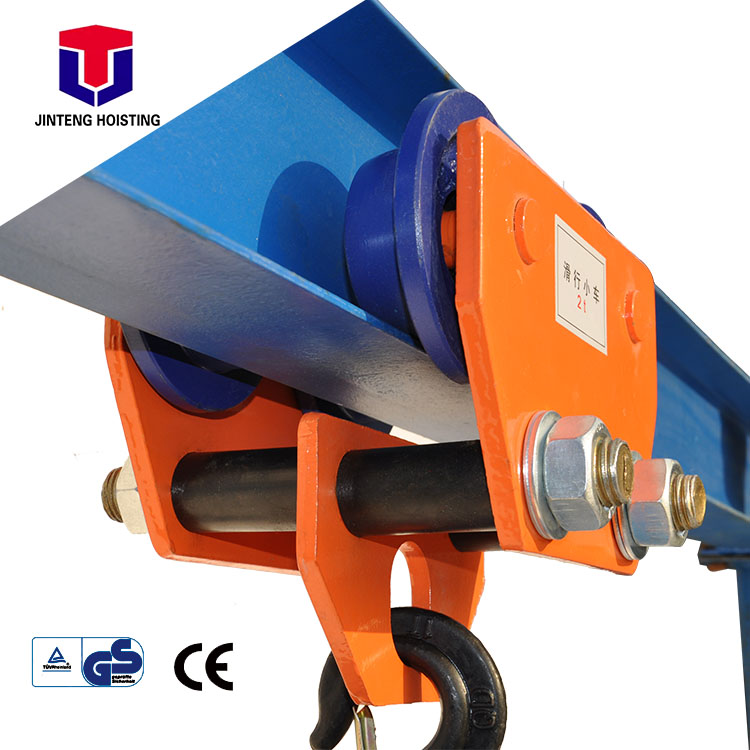 Single Track Manual Plain Trolley 0.5ton To 20 Ton 0.5 Ton T Type Hand ...