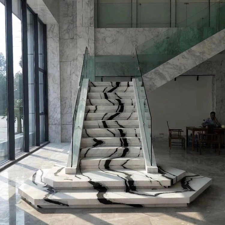 Luxury Designs Staircase Marble Stair Treads And Risers - Buy Marble ...