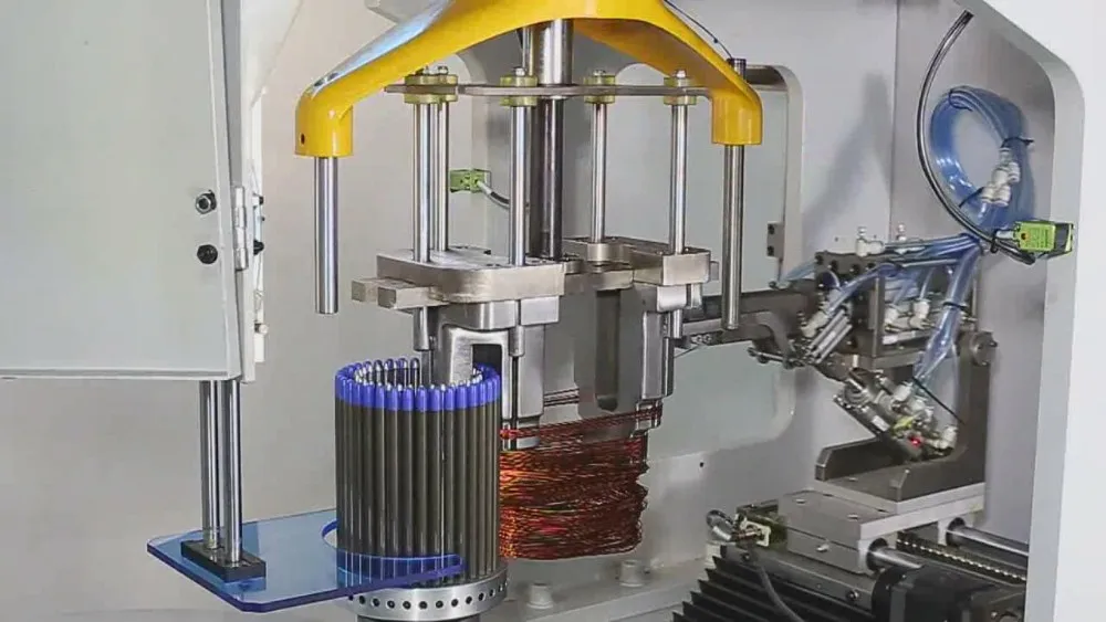 Automatische Draht wickler ausrüstung Elektromotor Stator wickel ...