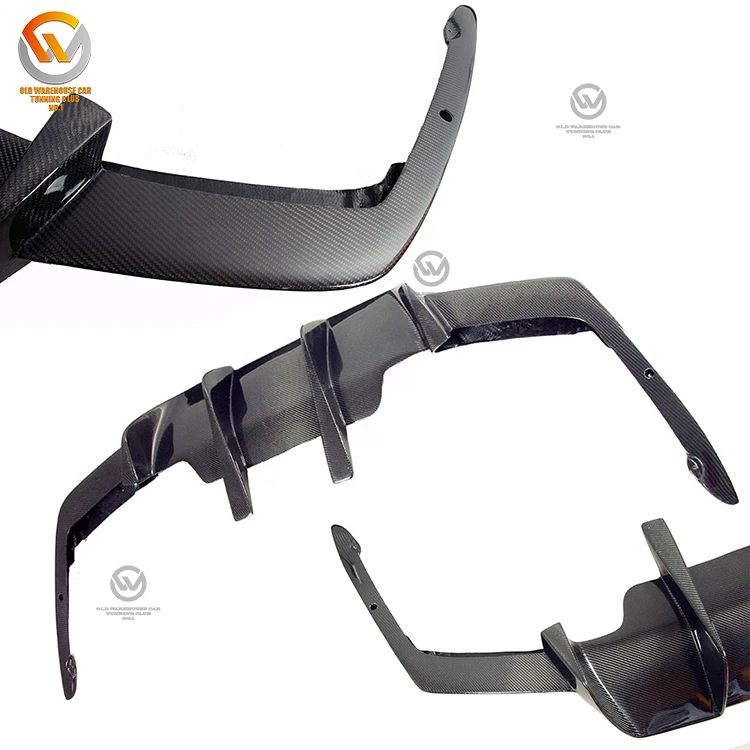 V Style Carbon Fiber Rear Diffuser for BMW M6 640i 650i