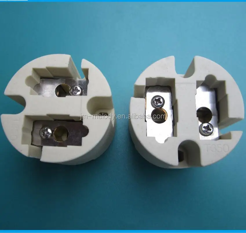 G22 Lamp Holder - Durable Ceramic Socket Base with Wires