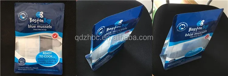 Plastic Zipper Dried Seafood Sea Cucumber Scallop Fish Packaging Bag ...