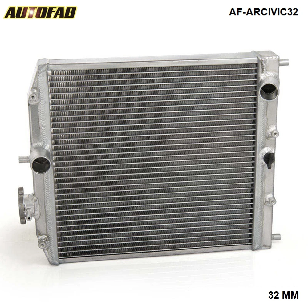 Autofab-auto Radiatore Di Alluminio Di Corsa 1row Per Honda Civic Ek Eg ...