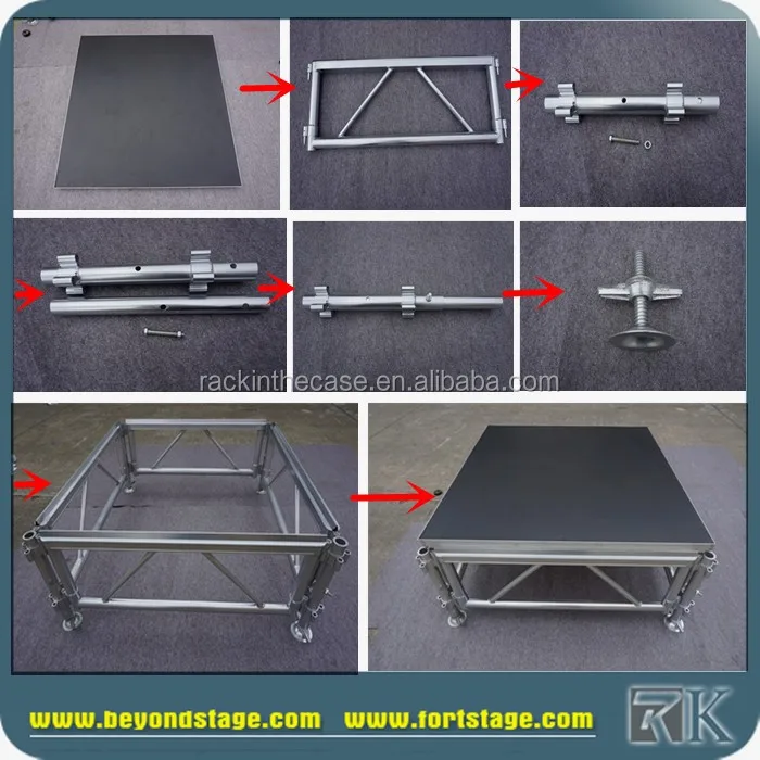 Outdoor Removable Platform Mobile Portable Stage - Buy Stage Platform ...