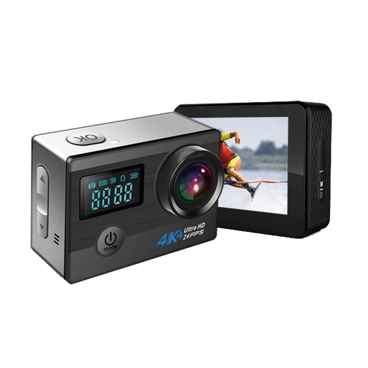 4k Novatek Sports Wifi Underwater Action Camera With 2''+0.96" Touch ...