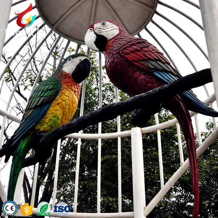 Artificial Birds Animatronic Parrot Animal for Sale