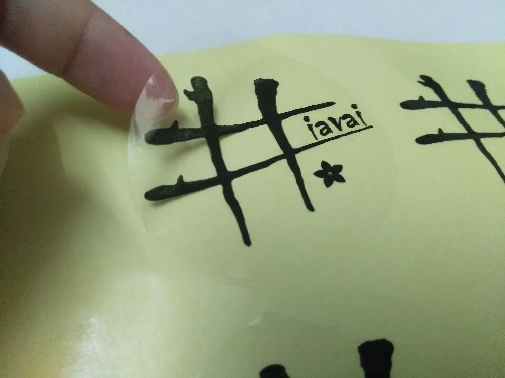 Clear Sticker,Polypropylene Label Sticker,Transparent Pvc/pp/pet ...