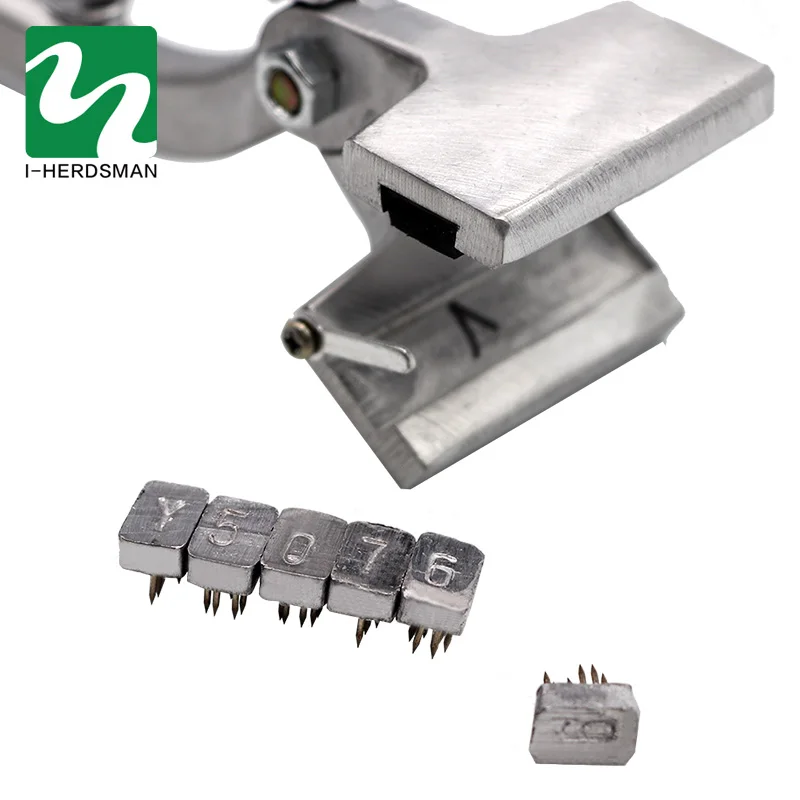 Stainless Steel Rabbit Tattooing Forceps - Veterinary Use