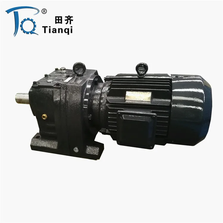 R167 Helical Rotary Cutter Gearbox For Concrete Mixer And Roll Bending ...