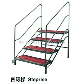 Free Standing Modular Fixed Height Stage Access Stair Units Portable ...