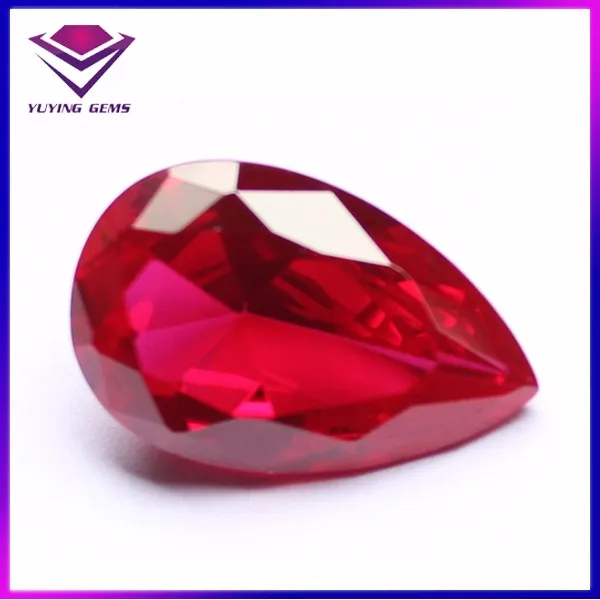 Triangle Shape Ruby New Product 5# Corundum Color Ruby Gemstone ...