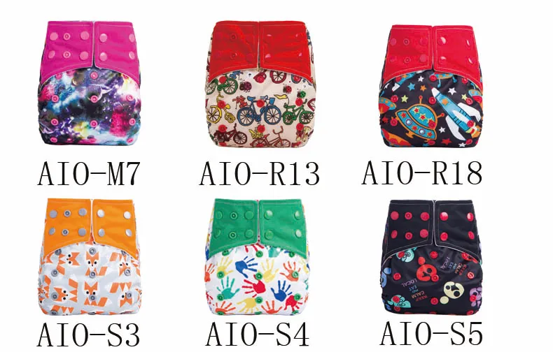 Ananbab Reusable Diapers - Absorbent, Waterproof, and Cute