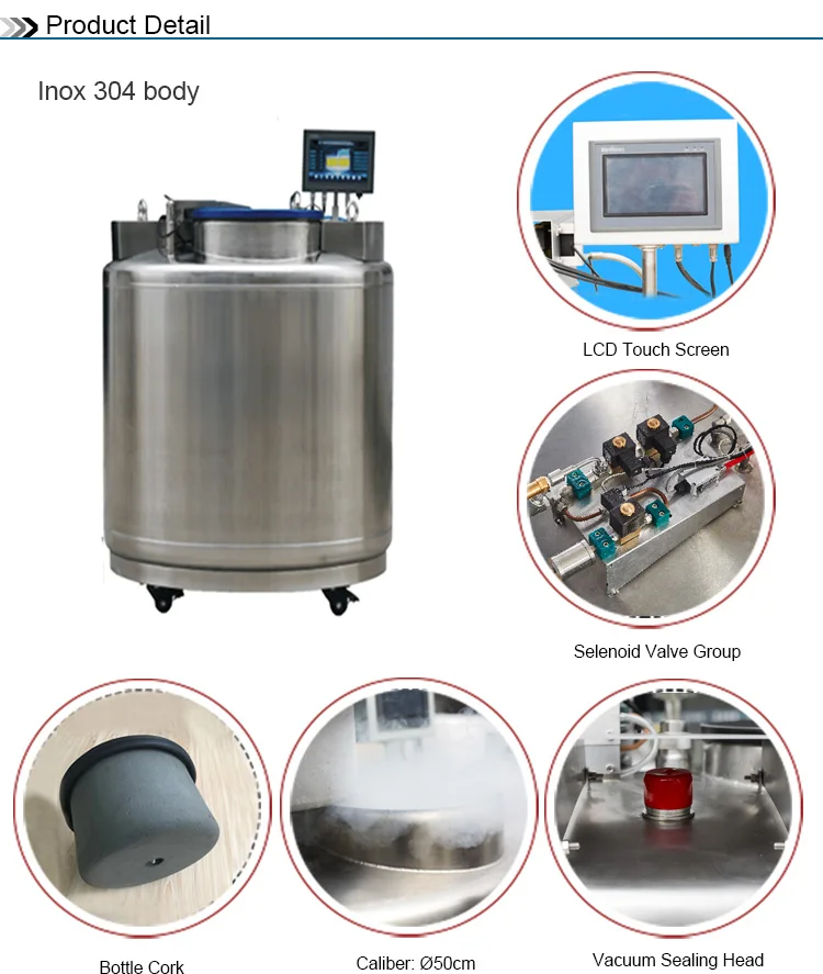 Ydd-1000l Sperm Semen Embryo Stem Cell Biobank Cryogenic Storage System ...