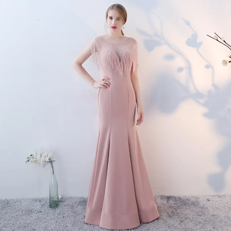 Latest Elegant Evening Dress Heavy Beads On Bodice Alibaba Evening Dresses Mermaid Prom Dresses