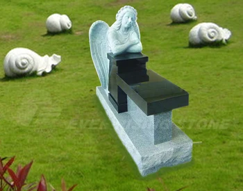 Angel Memorial Bench For Cemetery - Buy Granite Benches For Cemetery ...