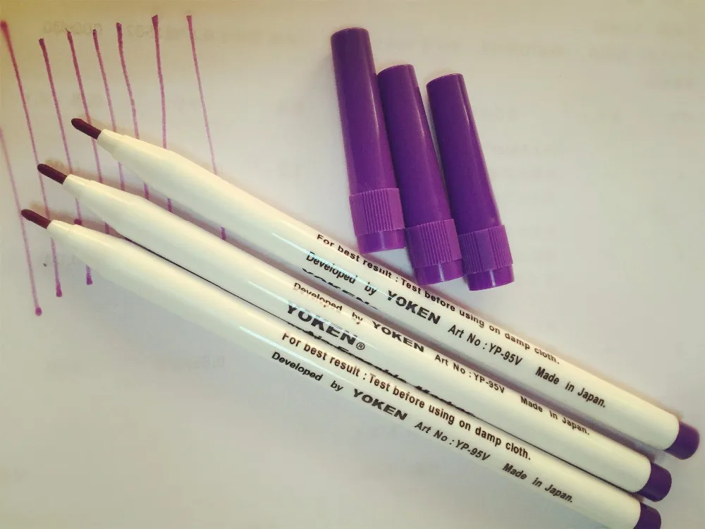 Yoken Air Erasable Pen Vanishing Ink Pen For Cloth Material Marker ...