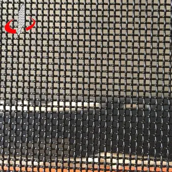 Black Powder Coated Bulletproof Wire Security Mesh Screen - Buy ...