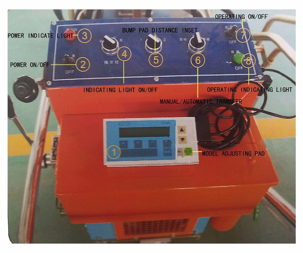 Thermoplastic Tactile Paving Tile Line Marking Machine - Buy Tactile ...