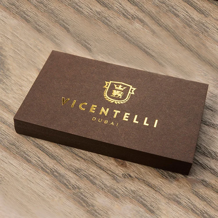 500gsm Black Paper Custom Printing Luxury Gold Foil Hot Stamping ...