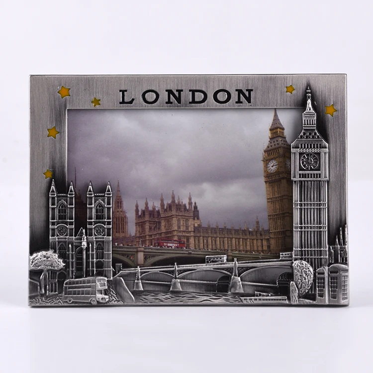 Personalized London Icons Souvenir Desk Picture Frames For Home ...