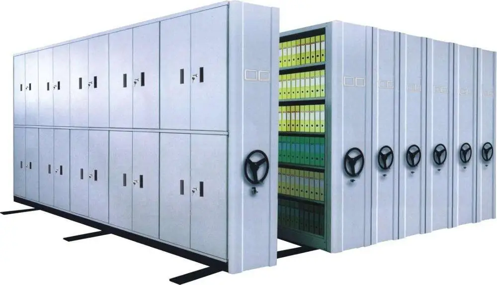 High Quality School Office Furniture Movable Archive Shelves Cabinet ...